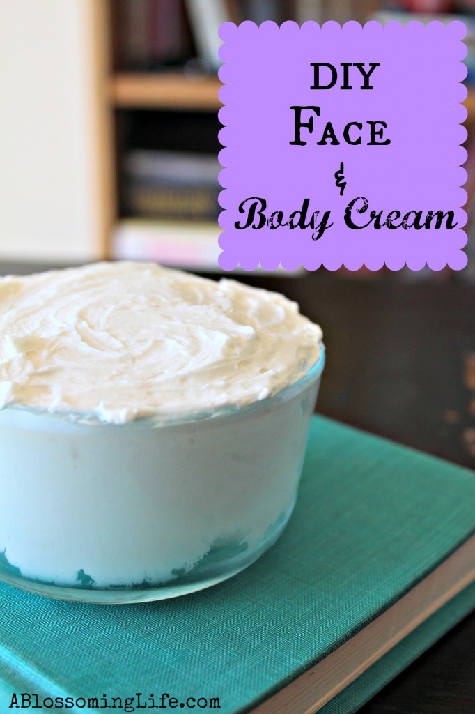 DIY Hydrating Face and Body Cream - A Blossoming Life