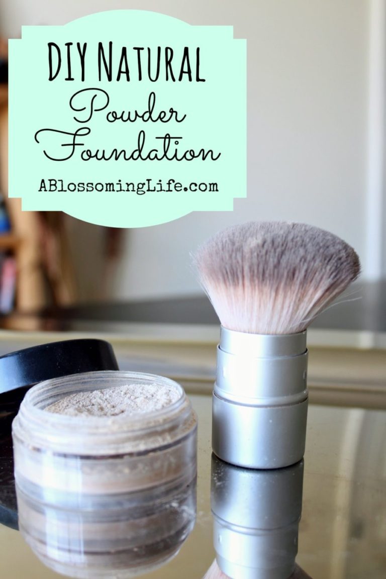 Natural DIY Foundation Powder - A Blossoming Life