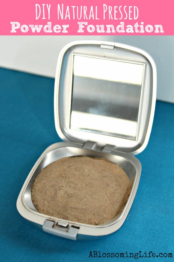 DIY All Natural Pressed Powder Foundation - A Blossoming Life