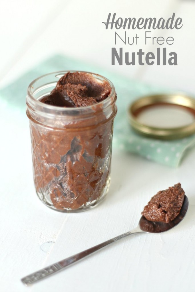 Homemade Nut Free Nutella - A Blossoming Life