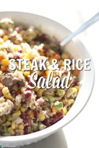Steak Rice Salad Recipe: Easy Weeknight Meal - A Blossoming Life