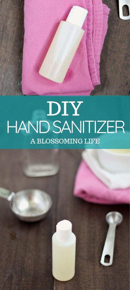 DIY Hand Sanitizer: Simple Natural Recipe - A Blossoming Life