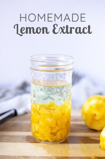 How To Make Lemon Extract - A Blossoming Life