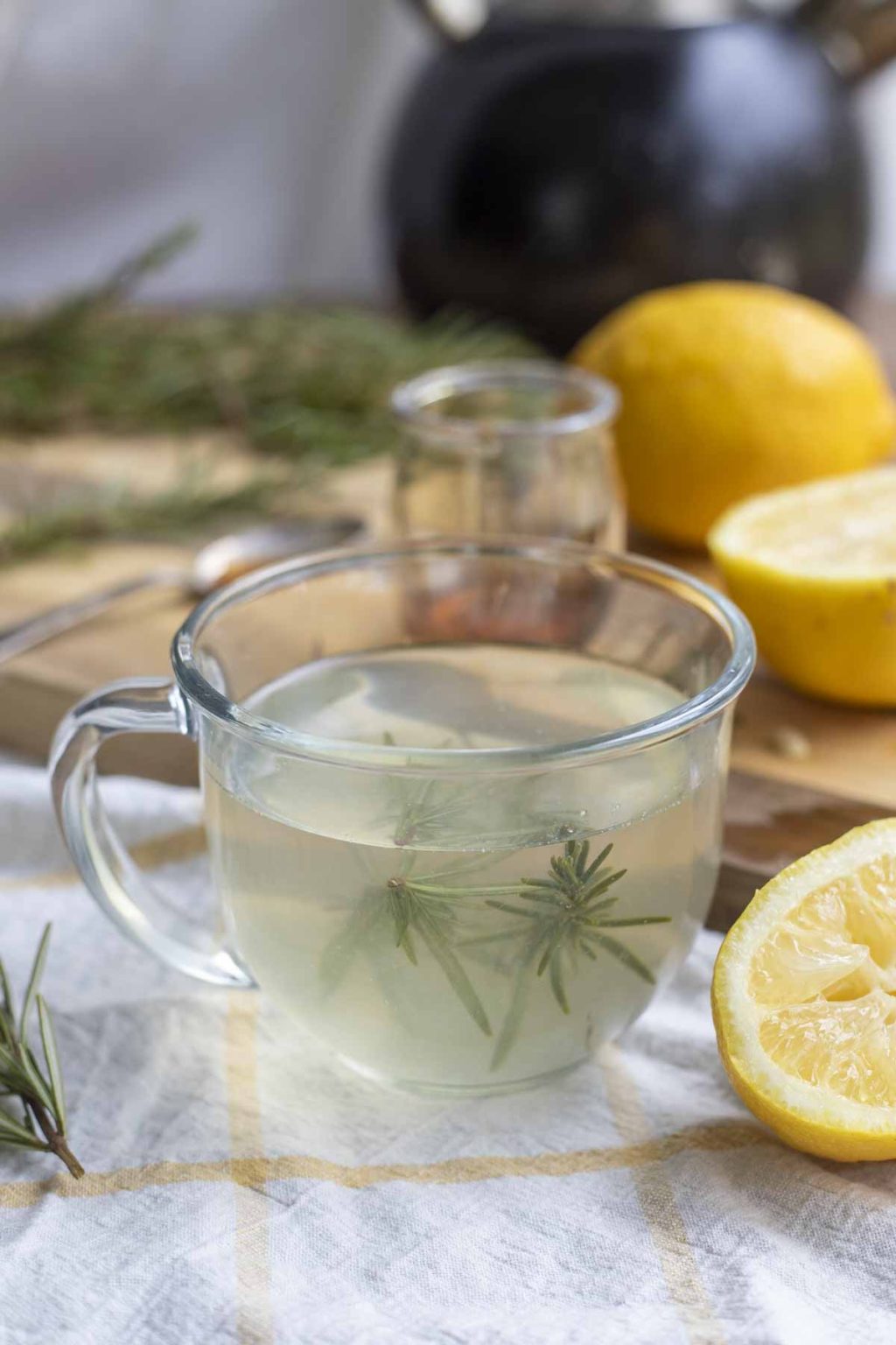 Easy Rosemary Tea Recipe - A Blossoming Life