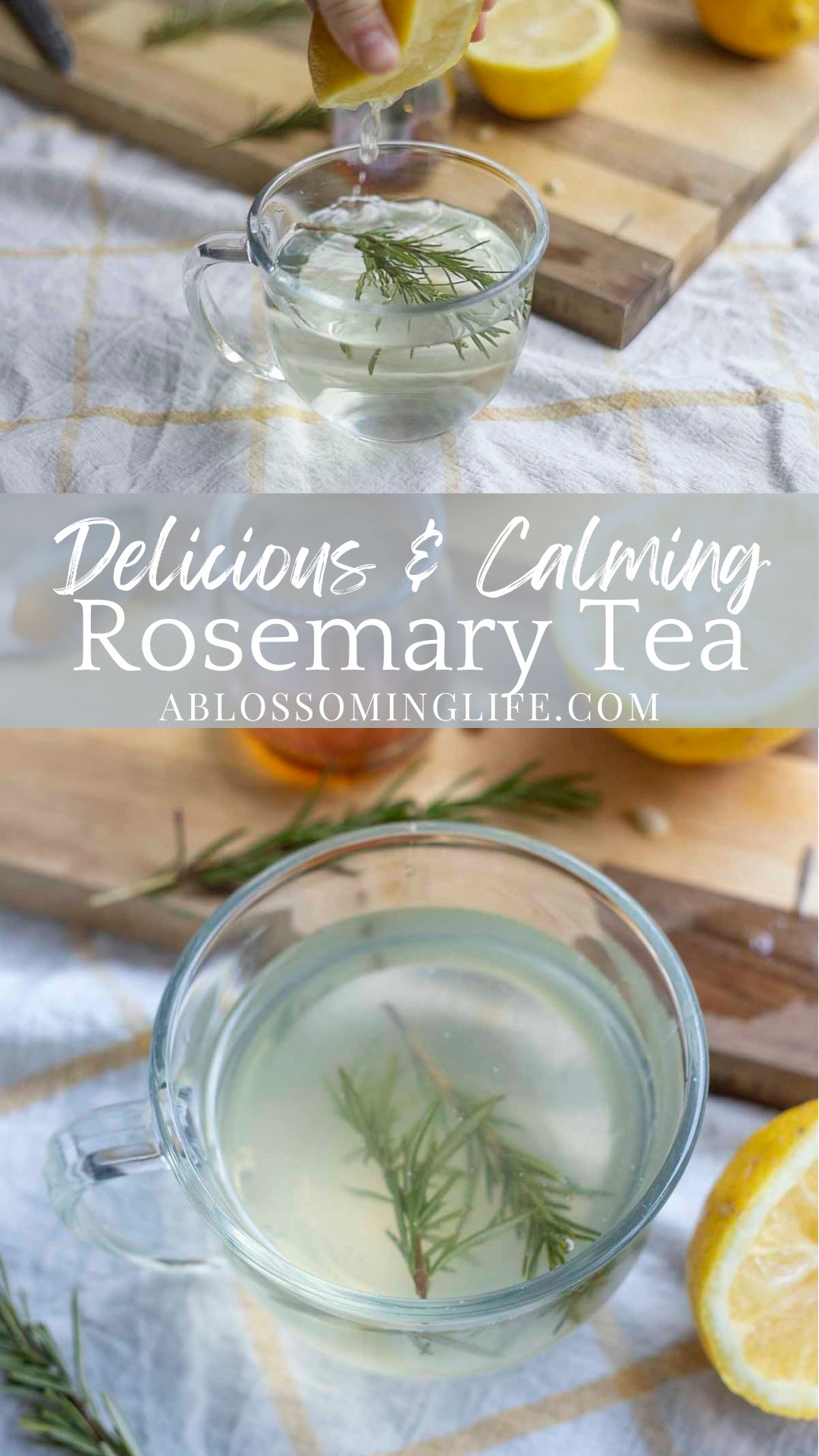 Easy Rosemary Tea Recipe - A Blossoming Life