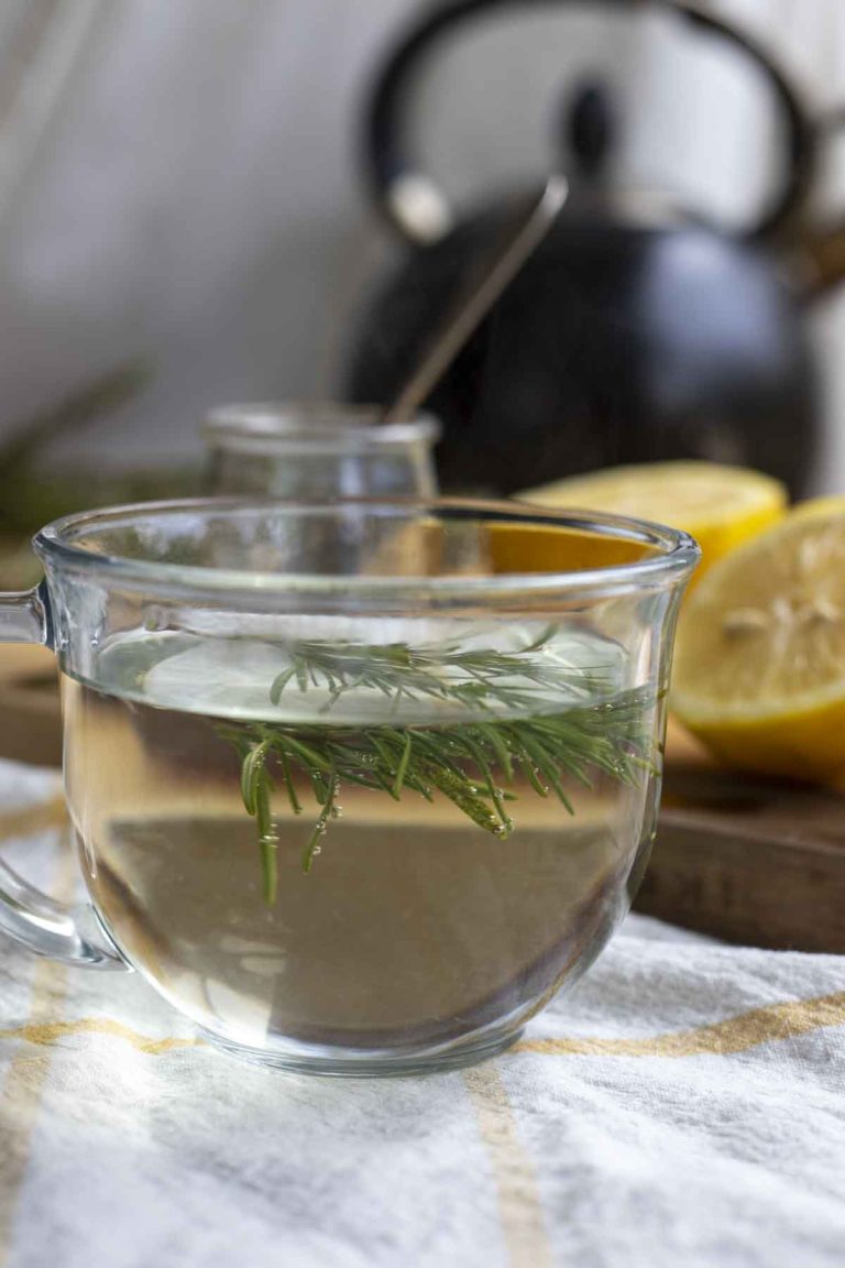 Easy Rosemary Tea Recipe - A Blossoming Life