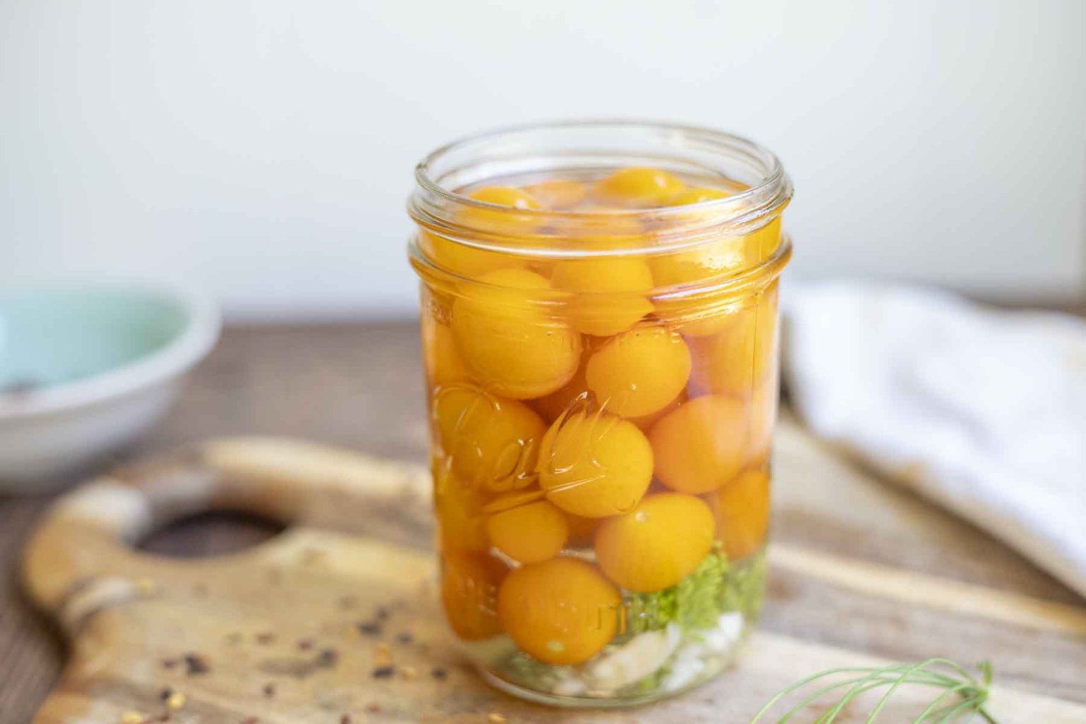 Quick Pickled Cherry Tomatoes Recipe - A Blossoming Life