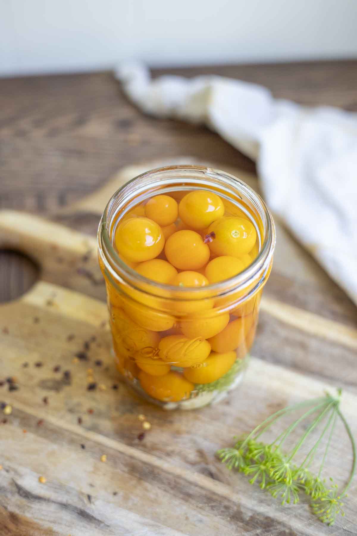 Quick Pickled Cherry Tomatoes Recipe - A Blossoming Life