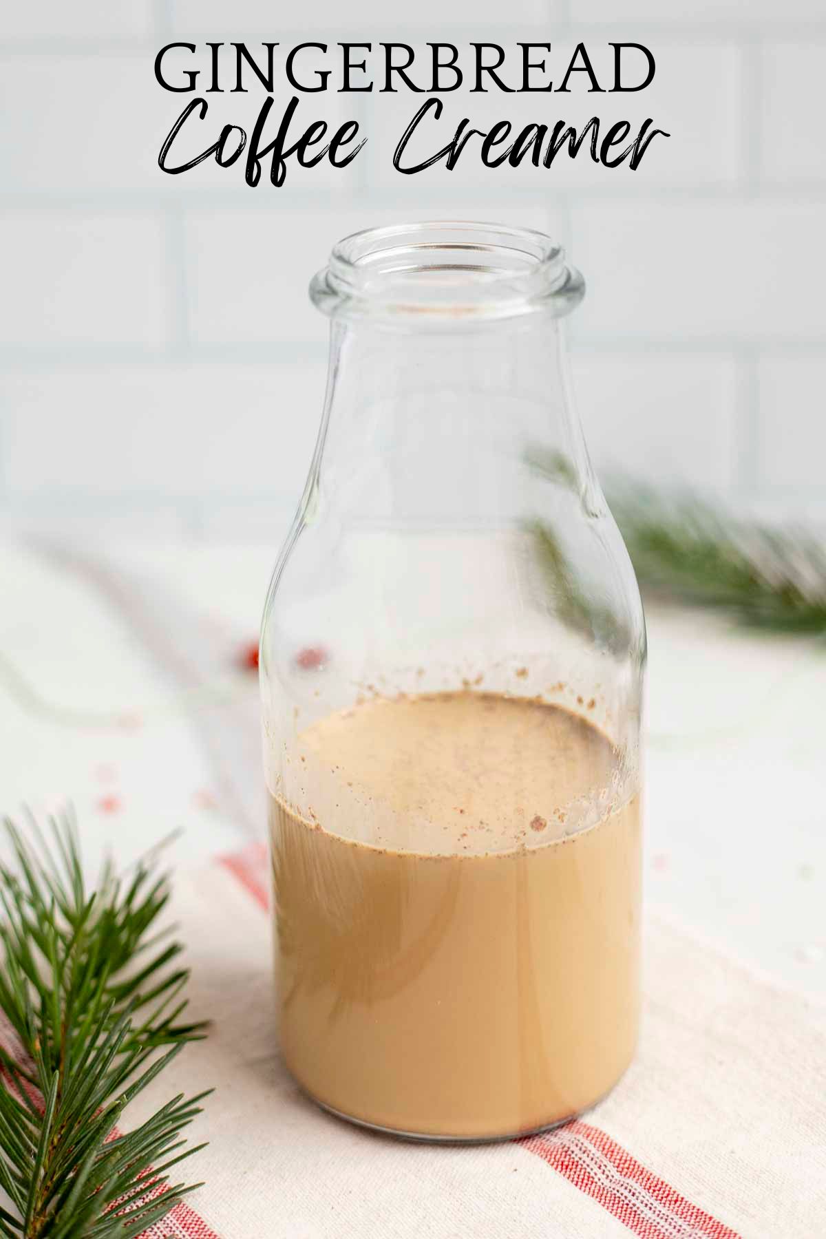 Homemade Gingerbread Coffee Creamer Recipe - A Blossoming Life