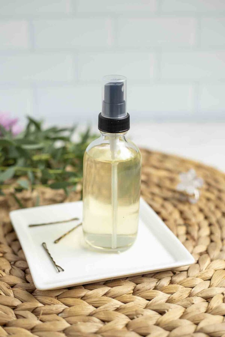 Natural DIY Hair Spray Recipe - A Blossoming Life