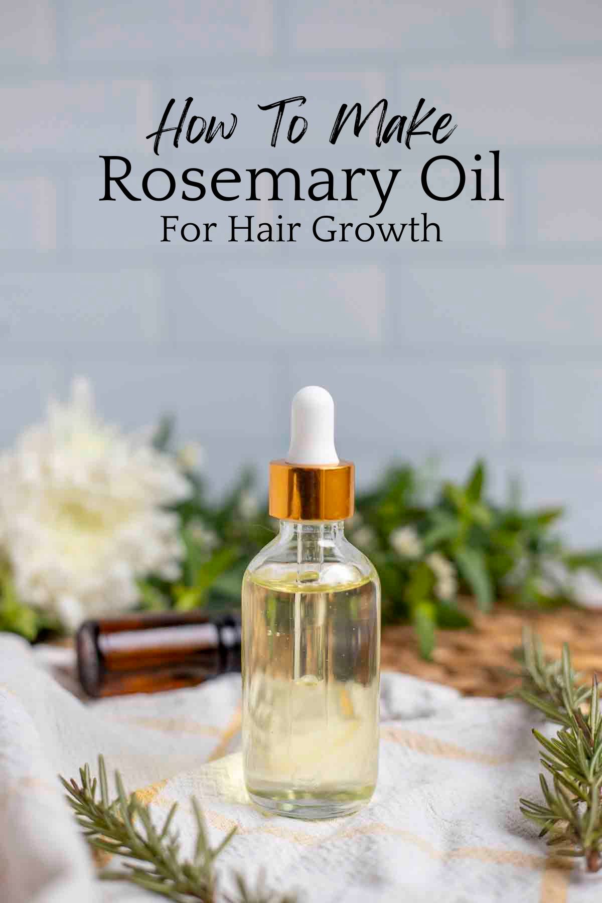 How To Make Rosemary Oil For Hair Growth - A Blossoming Life